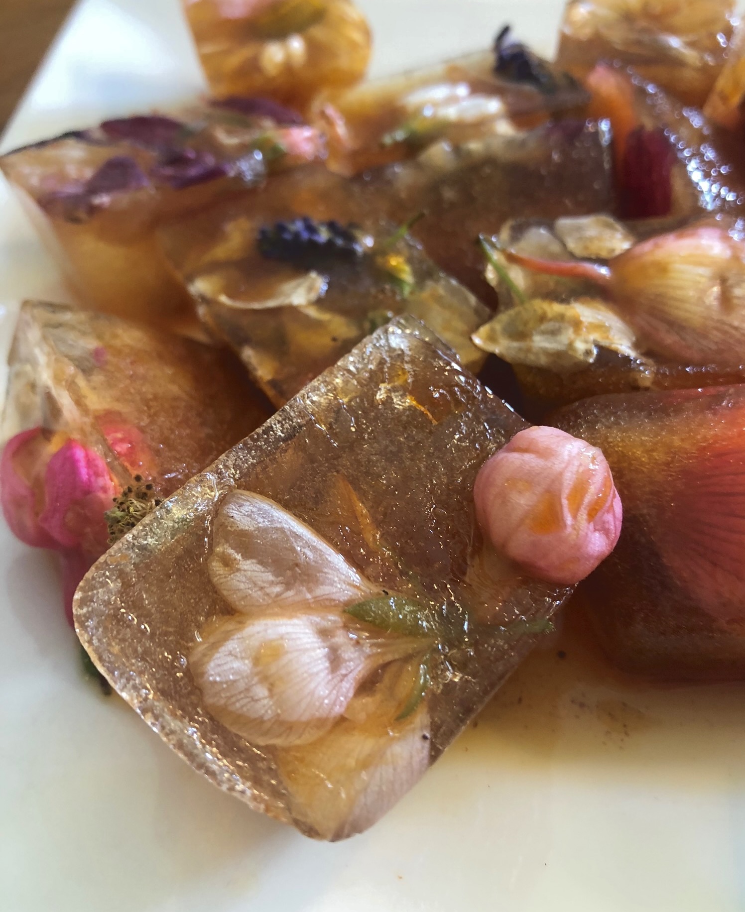 Iced Tea with Flowers Recipe - at The Healing Muse